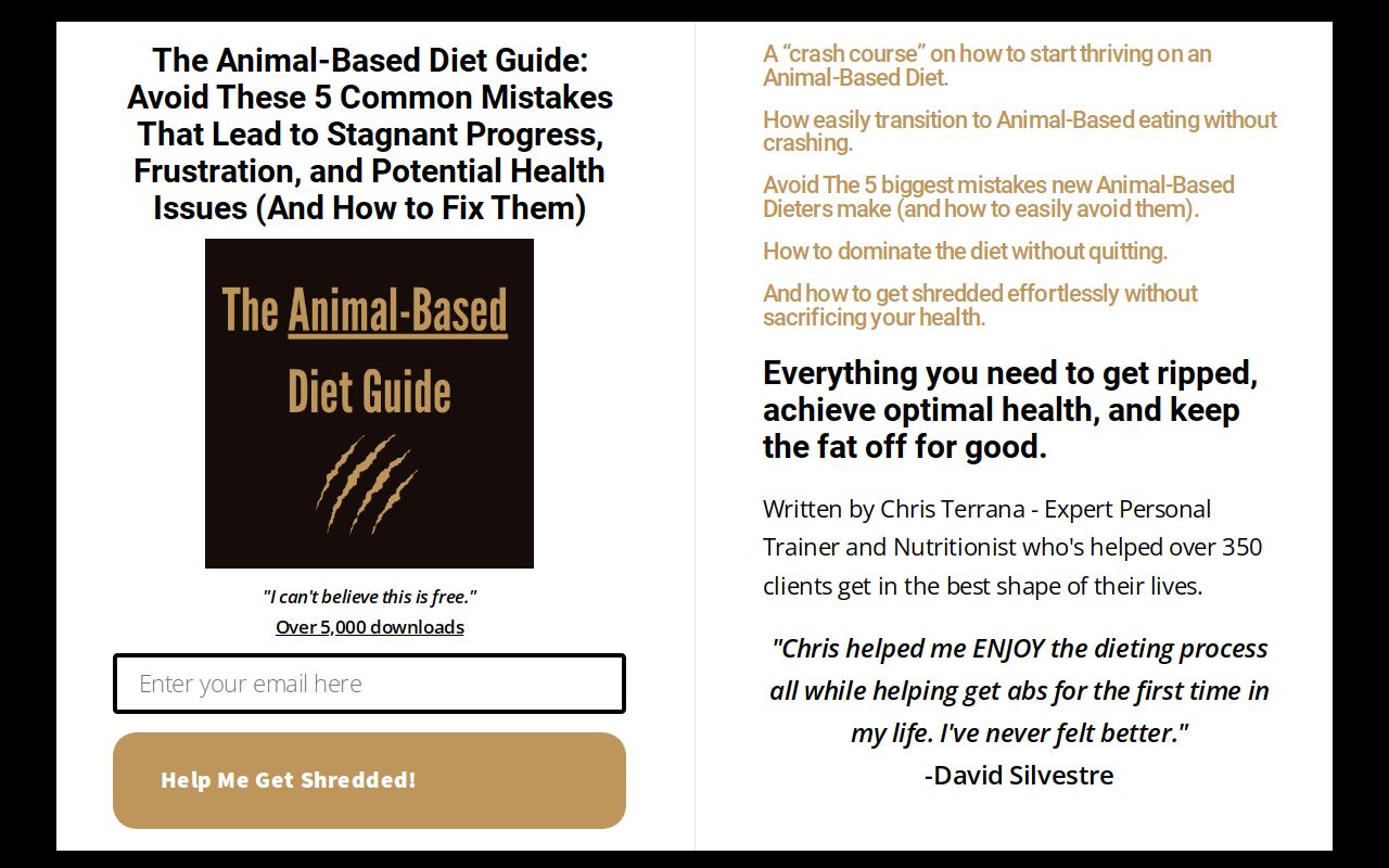 The Animal-Based Diet Guide